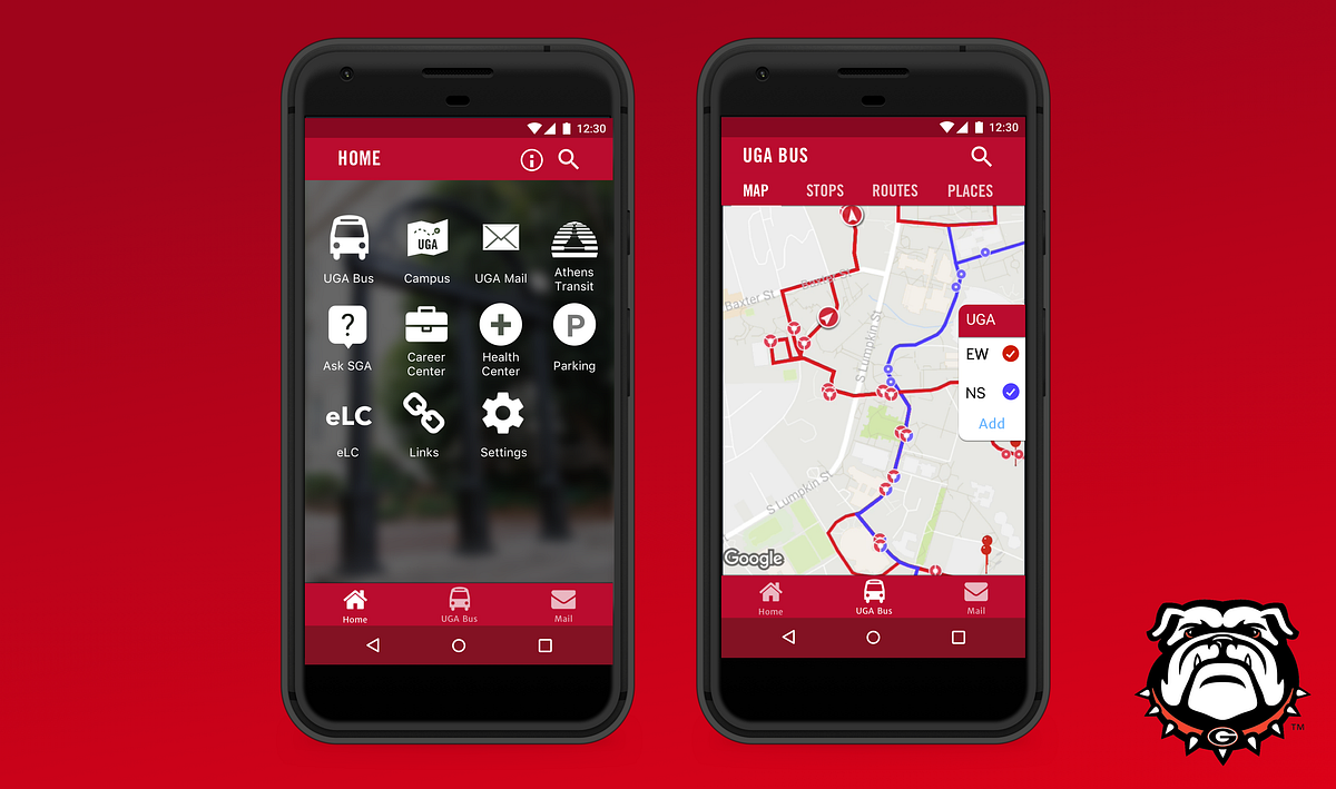 Material Redesign for the UGA App | by Chalen Duncan | Medium