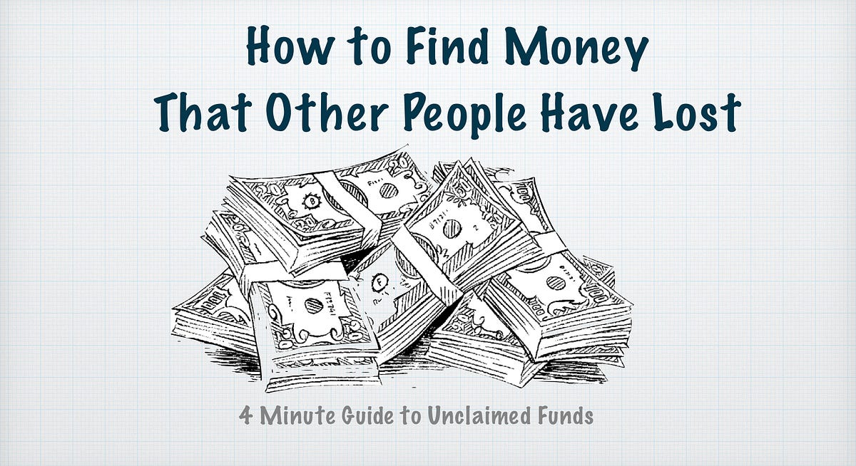 How to Find Money That Other People Have Lost | by David Cerqueira ...