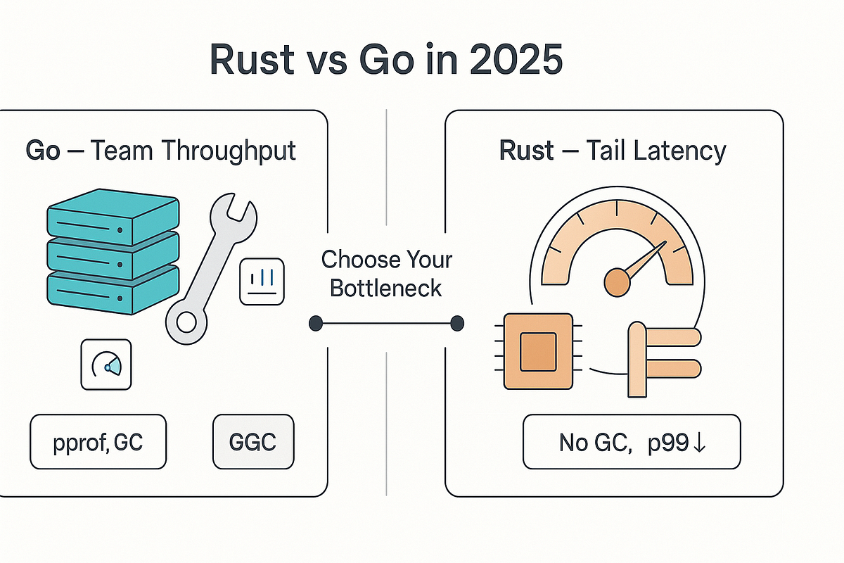 Rust Vs Go In 2025: Which One Powers The Next Decade? | by Toyez | Sep ...