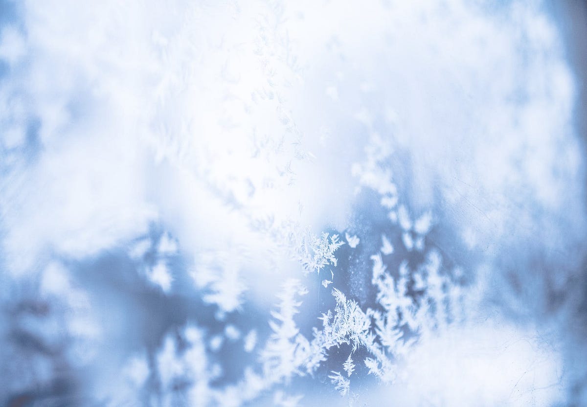 Thereafter a Passing. A window of frost lightly masks the… | by ...