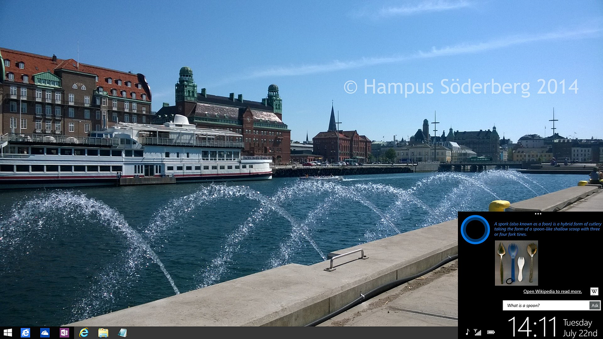 Cortana “Classic Desktop” Integration (Quick-look concept) | by Hampus Soderberg | ctrlaltdelUX ...