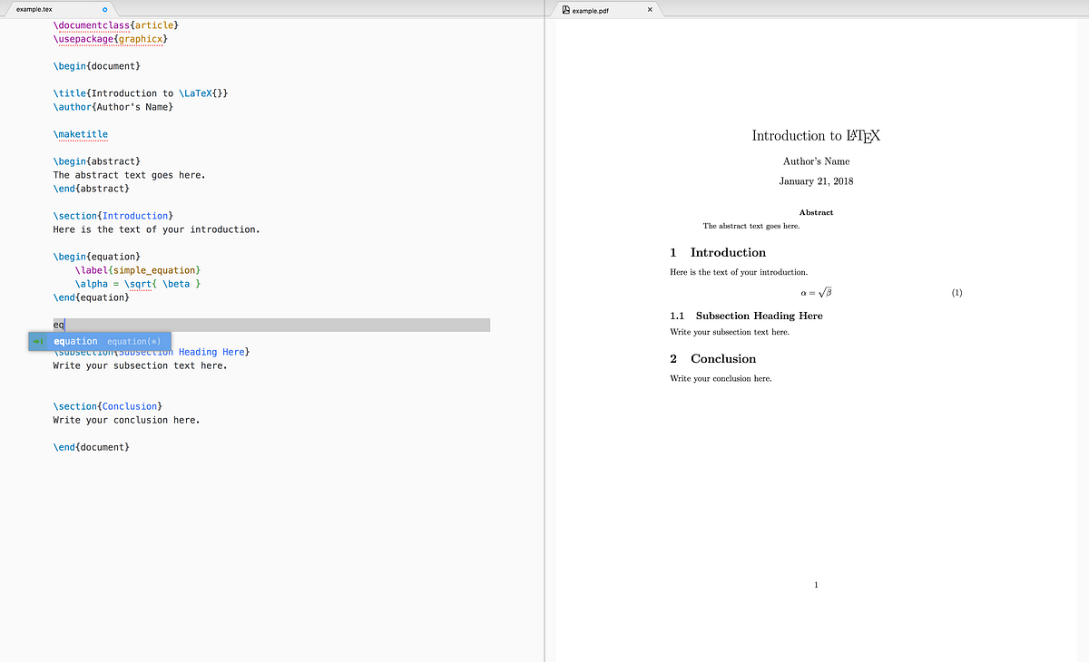 Using Atom as a LaTeX editor. I wasn’t really satisfied with the… | by ...