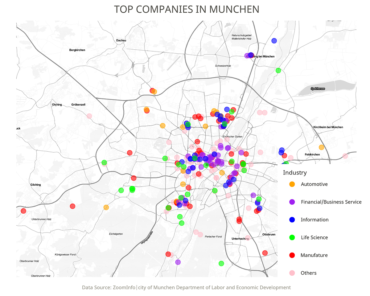 Munich Business Map (2023): A guide to top employers in Munich | by ...
