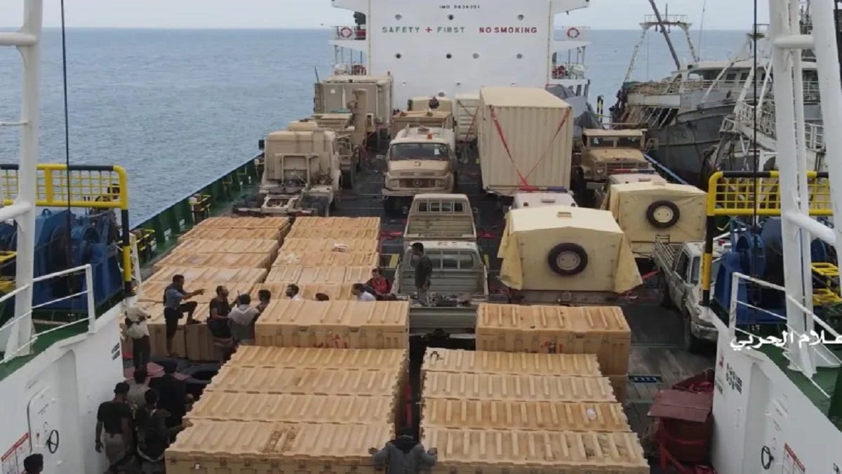 Houthi Rebels released video of Israeli Cargo Ship Hijacking - Cheryl J ...