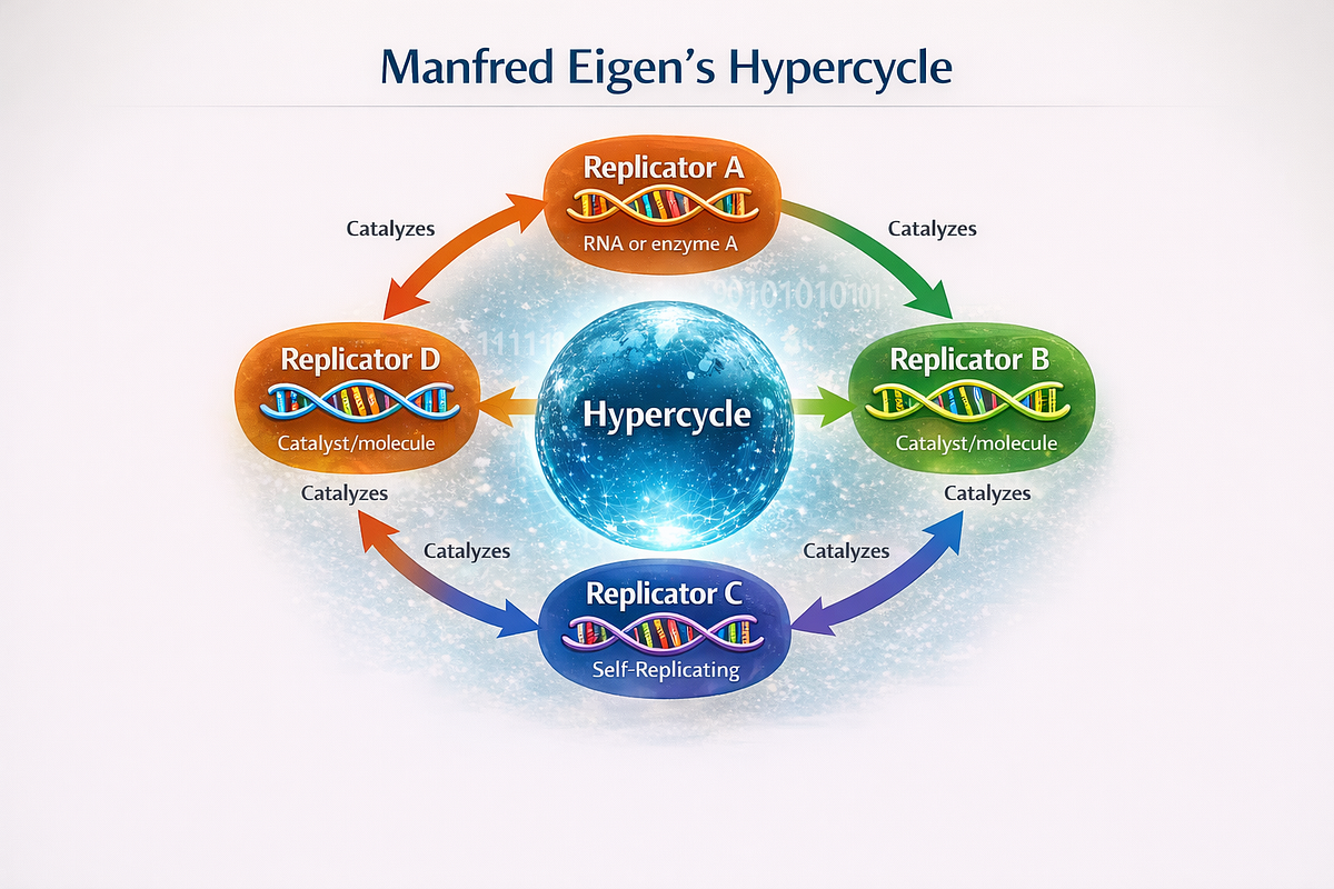 Manfred Eigen’s Hypercycle. Information as the engine of evolution | by ...