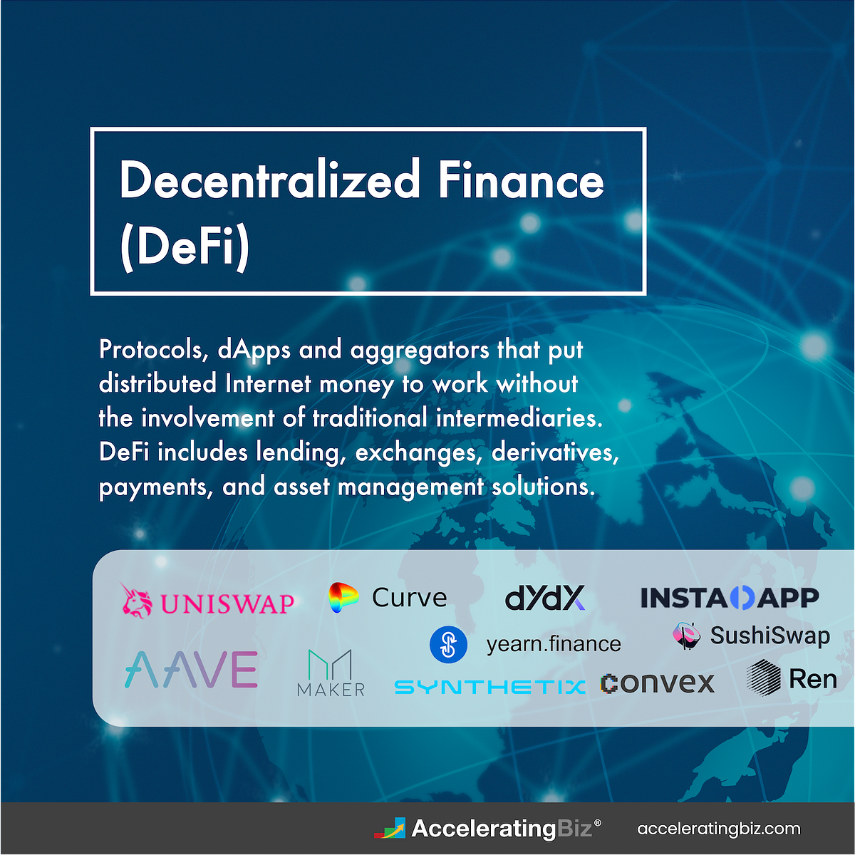 Decentralized finance (DeFi). Protocols, dApps and aggregators that ...