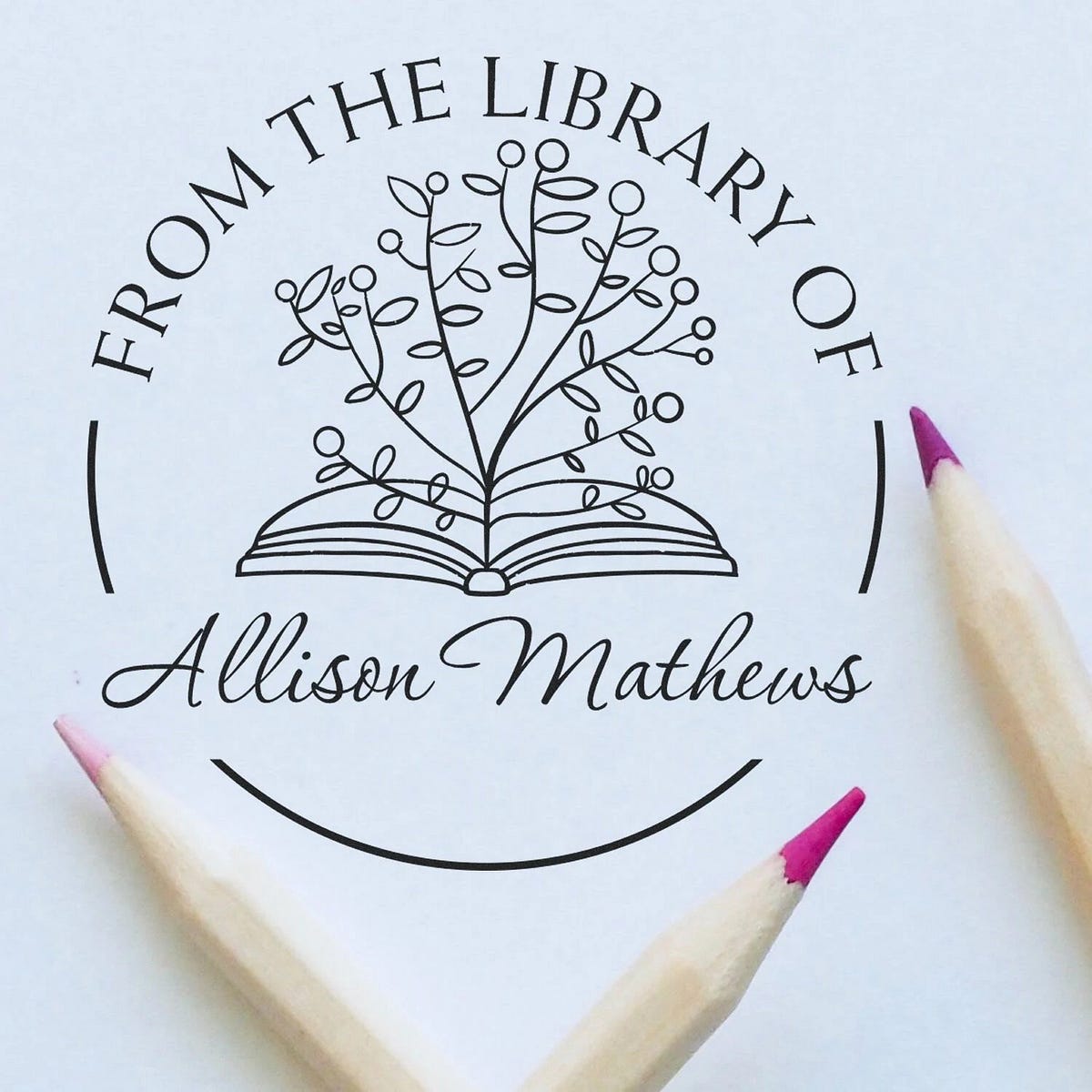 From Dull to Dramatic: Enhance Your Library with a Personalized Stamp ...