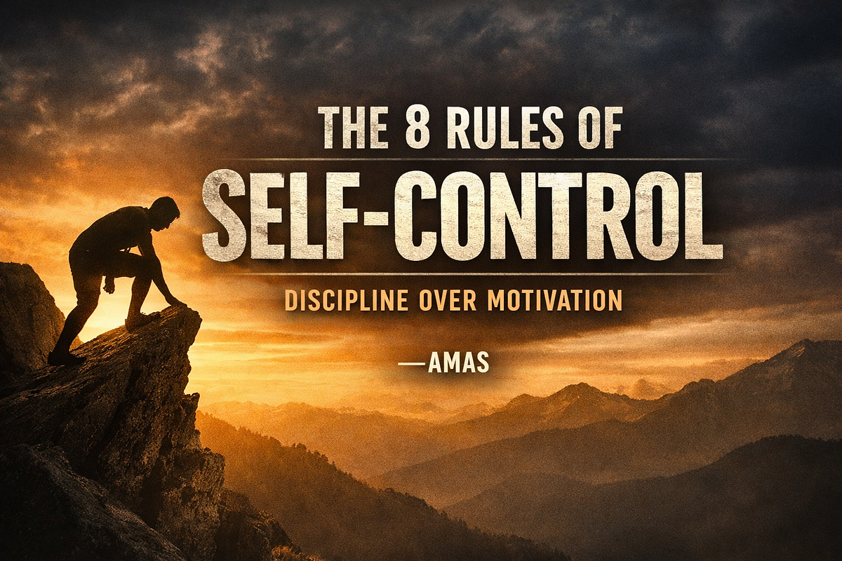 The 8 Rules of Self-Control: Why Discipline Is the Real Freedom | by ...