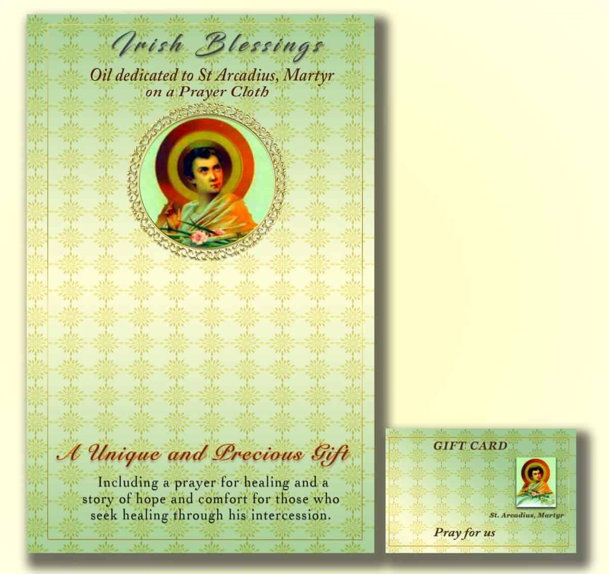 Martyr St Arcadius Prayer Card on prayer cloth | by A Blessed Call To ...