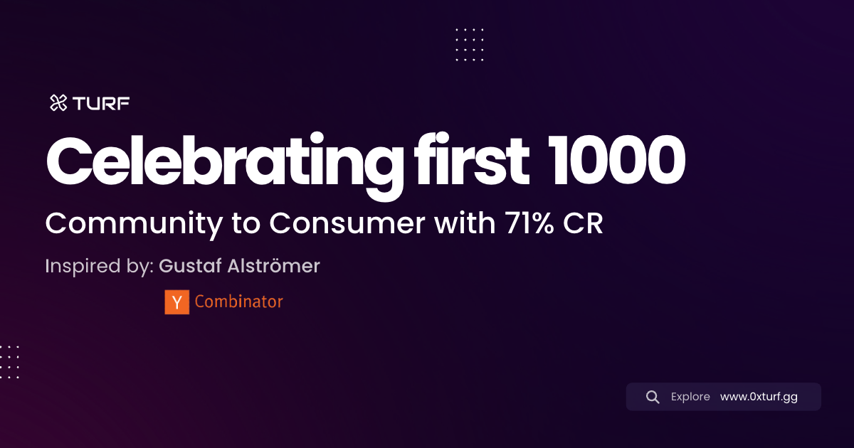 Celebrating the first 1000 users at Turf 🎉 | by Dibyo Majumder ...