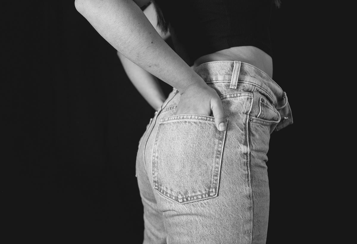 Jeans in the butt - kolawole Akinola - Medium
