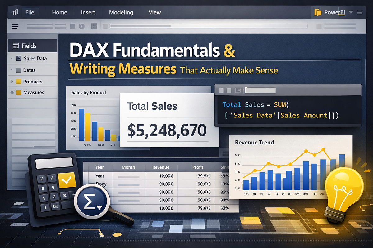 Power BI for Learners—Part 8: DAX Fundamentals and Writing Measures ...
