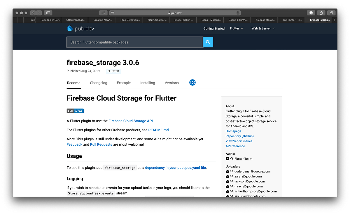 การใช้ Storage Firebase บน Flutter | by มาสเตอร์ อึ่ง | มาสเตอร์ อึ่ง ...