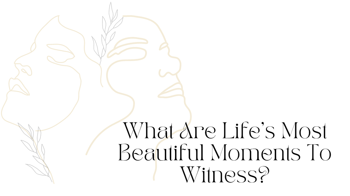 What Are Life's Most Beautiful Moments To Witness? | ILLUMINATION