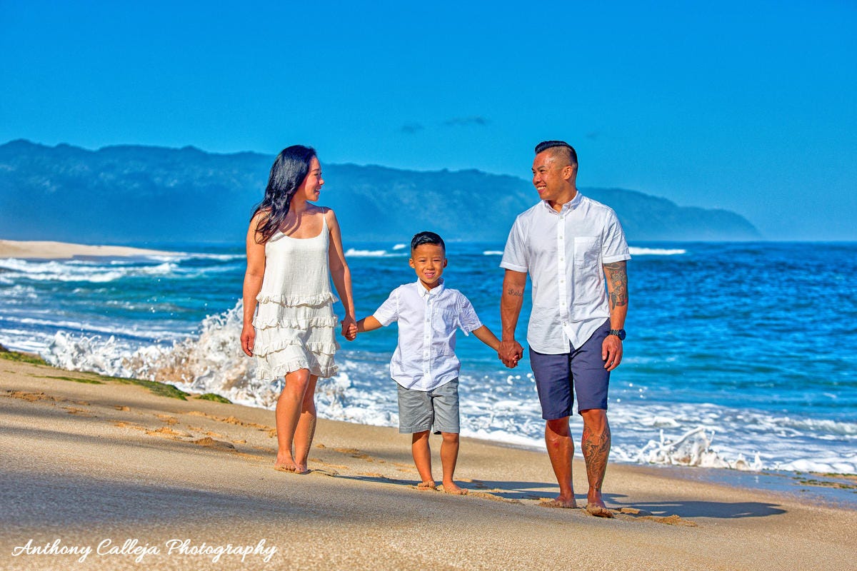 Papailoa Beach Oahu Family Photo Session | by Anthony Calleja ...