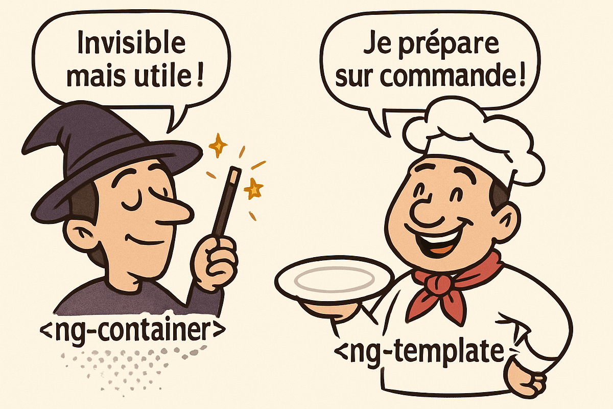 ng-container vs ng-template : Enfin comprendre la différence qui rend fou les débutants Angular ...