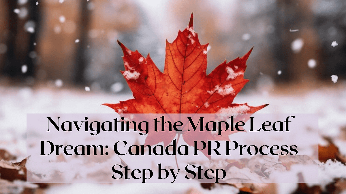 Navigating the Maple Leaf Dream: Canada PR Process Step by Step | by ...