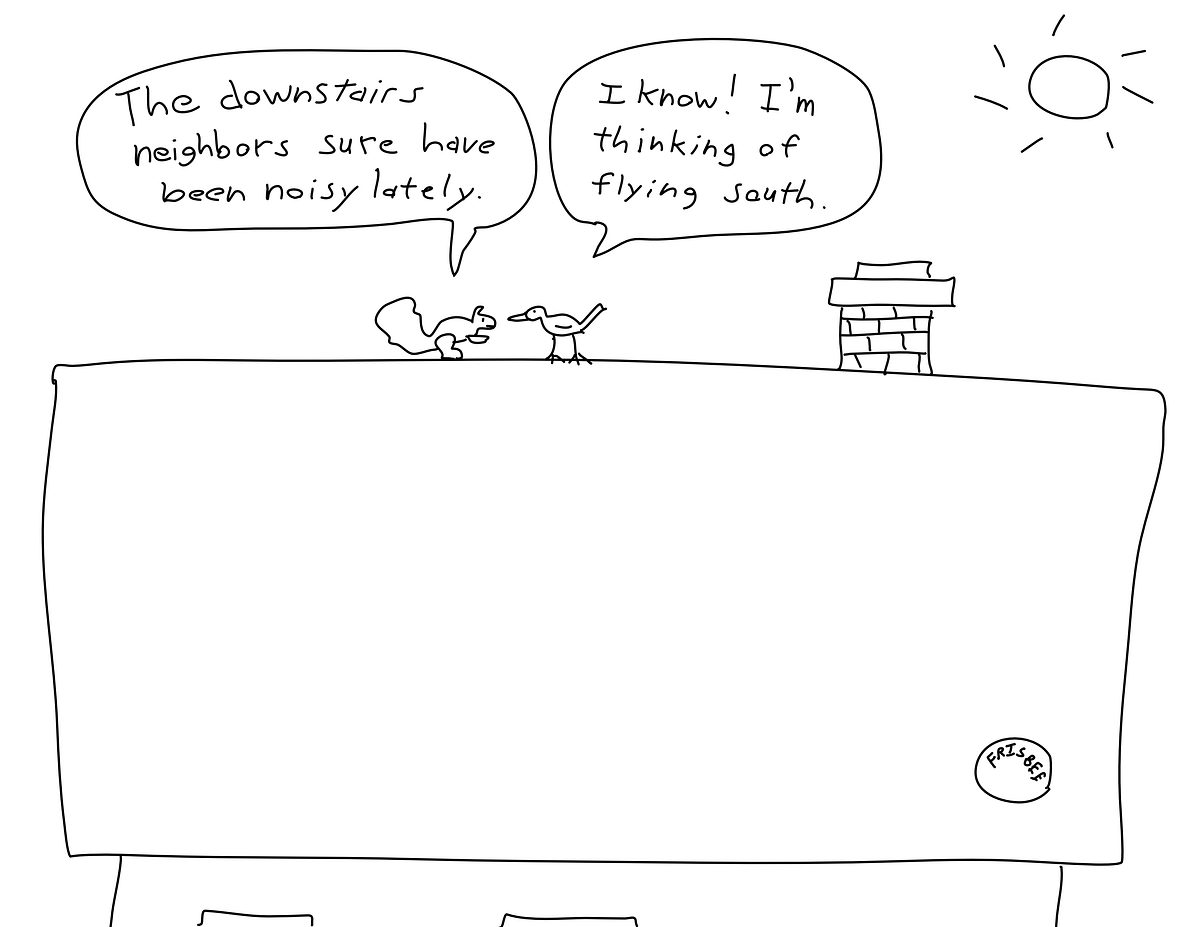 Up On The Roof. DoodleApril prompt: Roof | by Mark Starlin | Creative ...