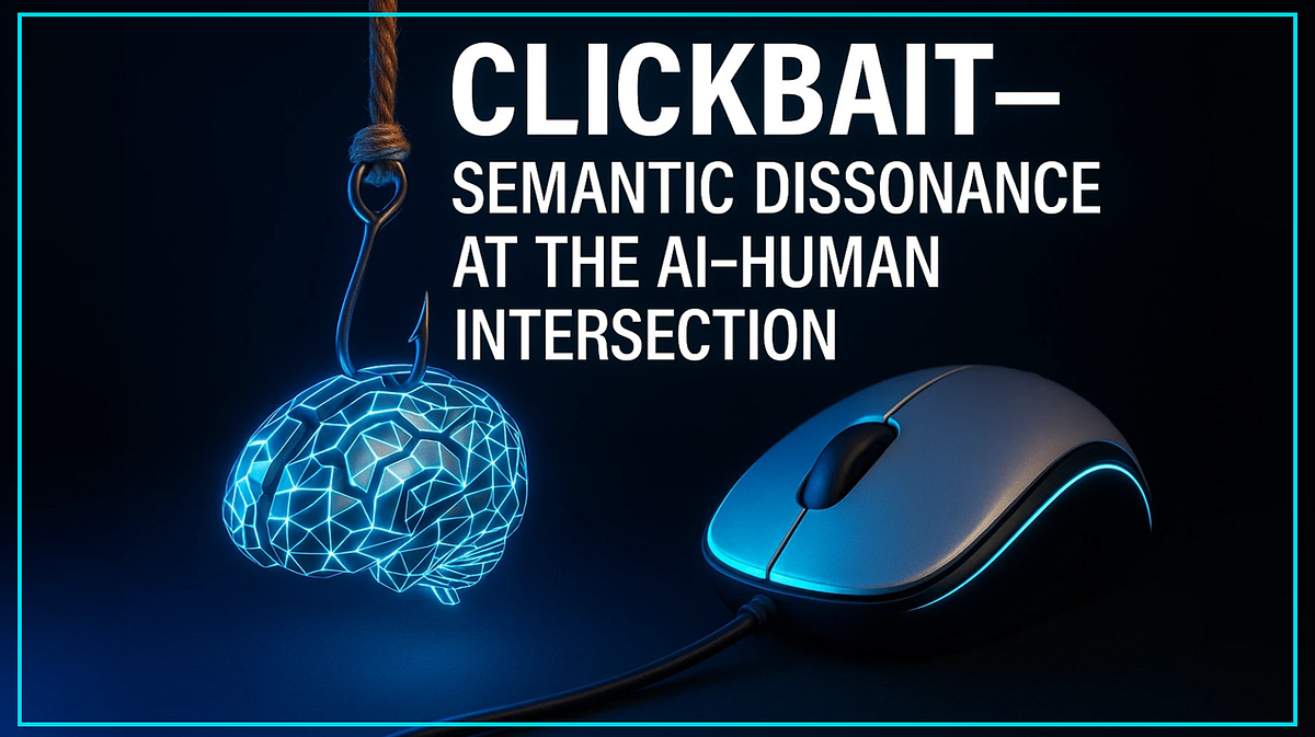 CLICKBAIT: Semantic Confabulations at the AI-HUMAN INTERSECTION | by Robert Encarnacao | Jul ...