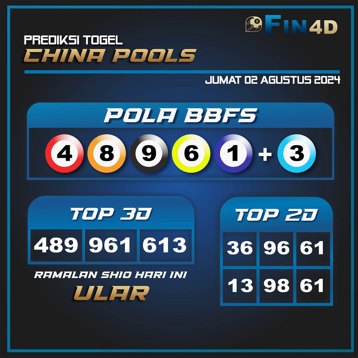 PREDIKSI CHINA POOLS JUMAT 02 AGUSTUS 2024 #fyp #fypシ #viral #jakarta #bali #viralreels # ...