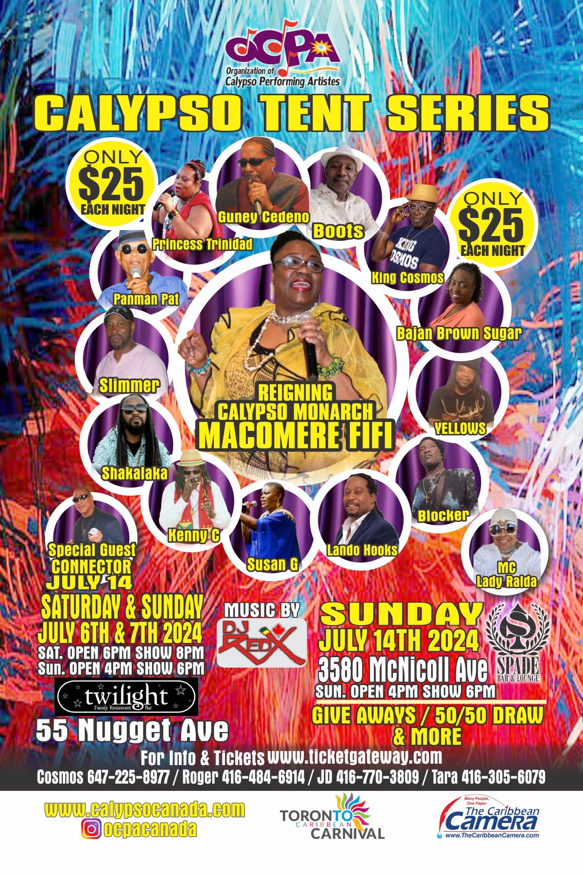 OCPA CALYPSO TENT SERIES 2024 - Harry Ajax - Medium