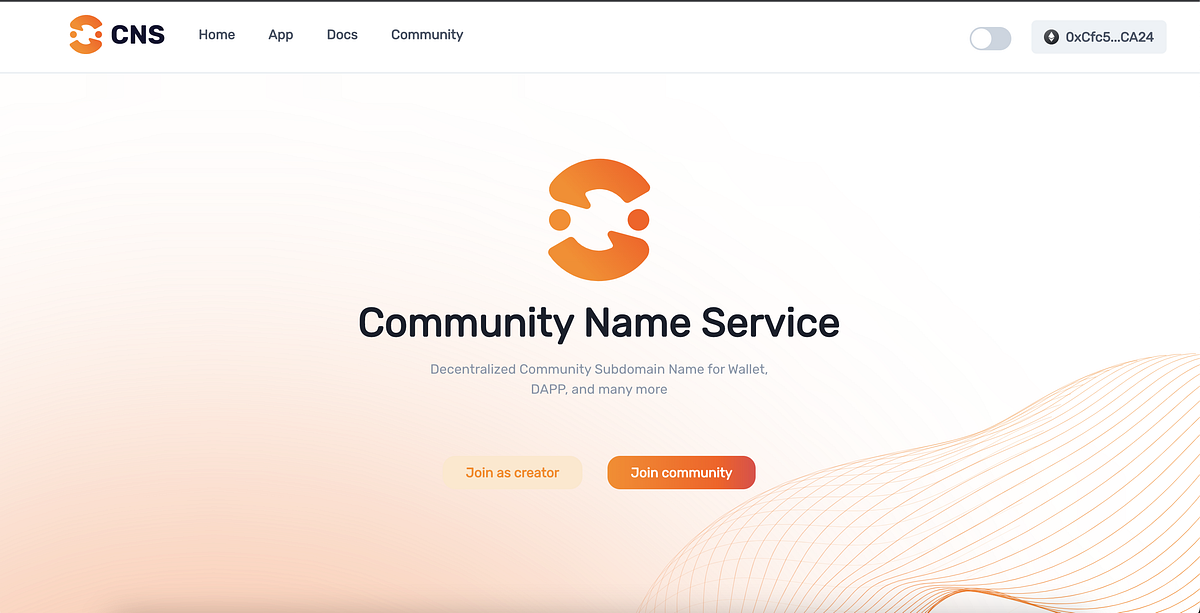 How to get your first CNS?. As for the first step to use our… | by CNS ...