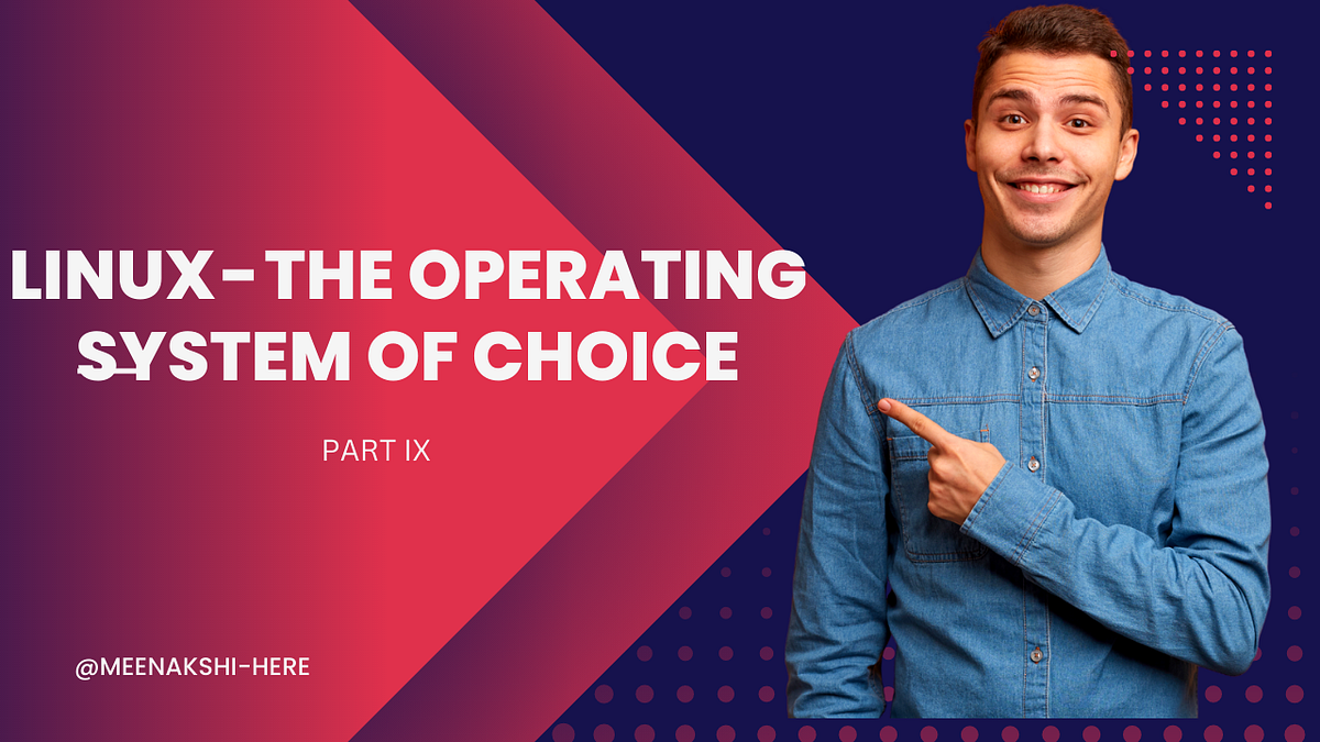 Linux — The Operating System of Choice — Part IX | by Sakthi Meenakshi ...
