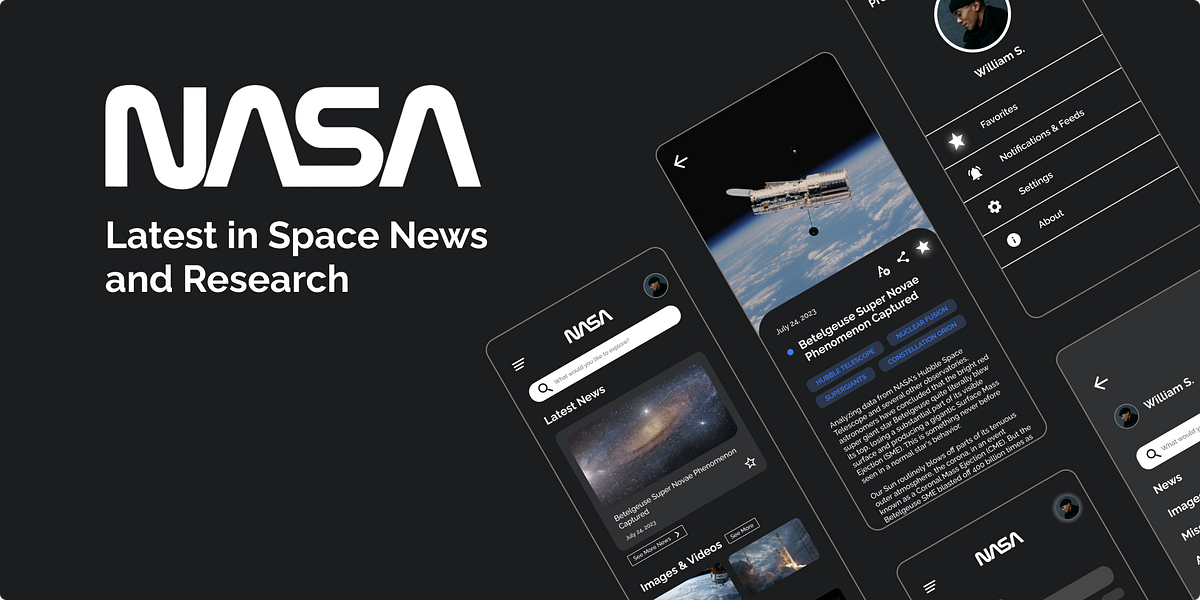 NASA app design challenge. A 72 hour UX challenge to research… | by Queena | Medium