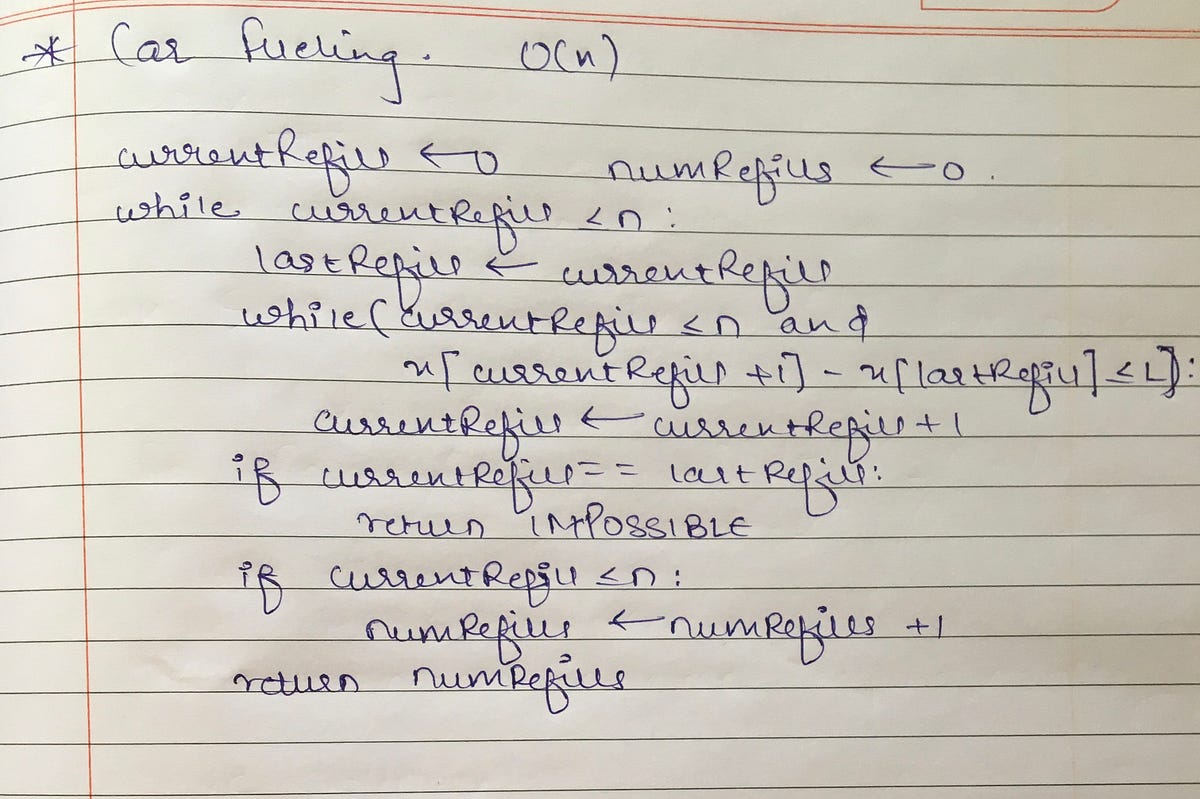 The Car Fueling Problem. Solving this algorithm problem in… | by ...