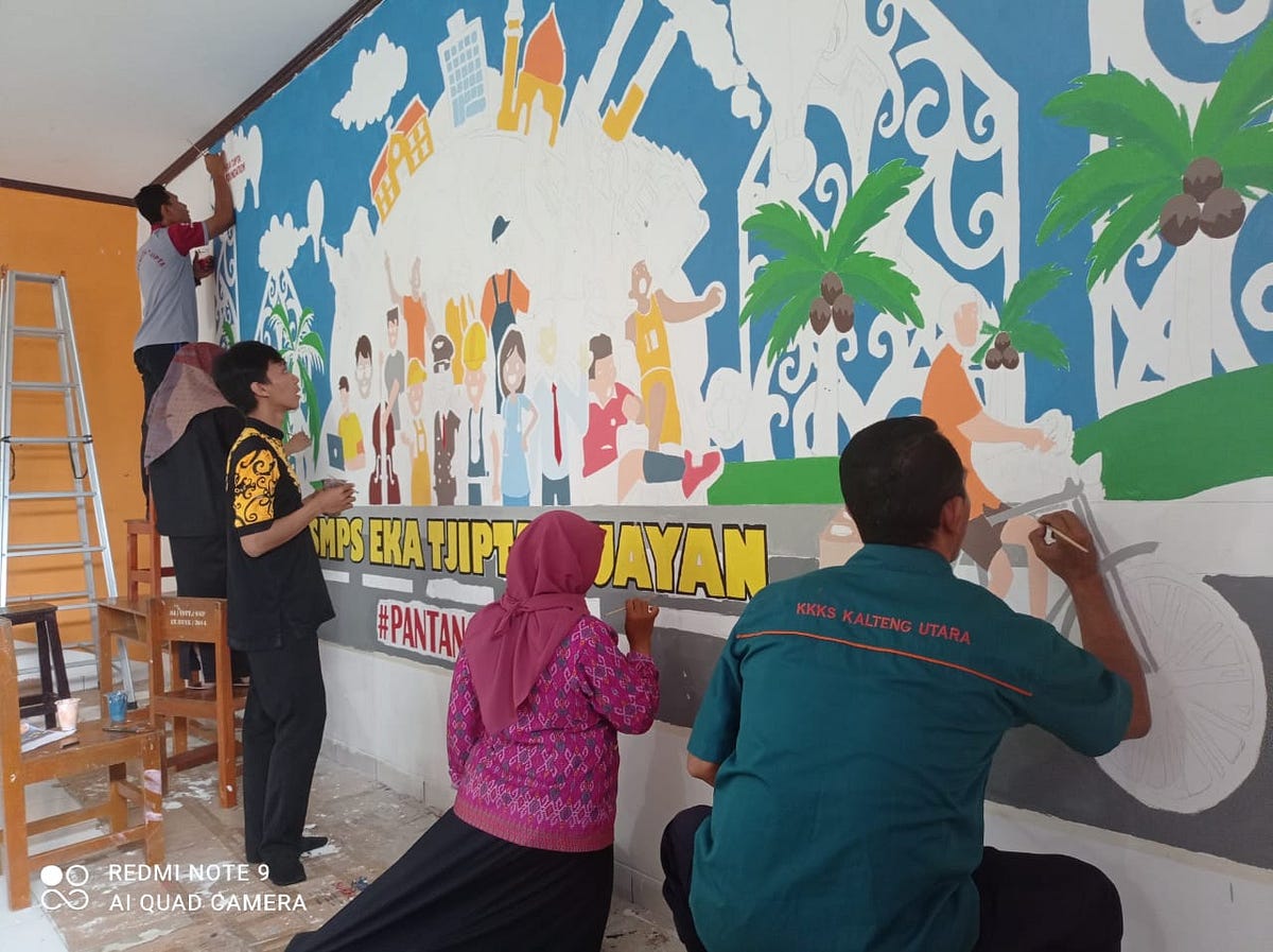 MURAL 100 TAHUN PAK EKA TJIPTA WIDJAJA | Zulfikar Muhammad Nugroho | by ...