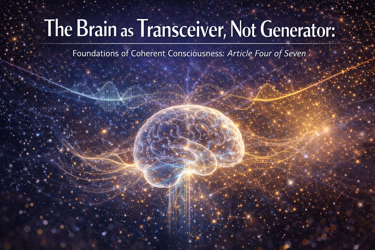 The Brain as Transceiver, Not Generator | by Zen Benefiel | Medium