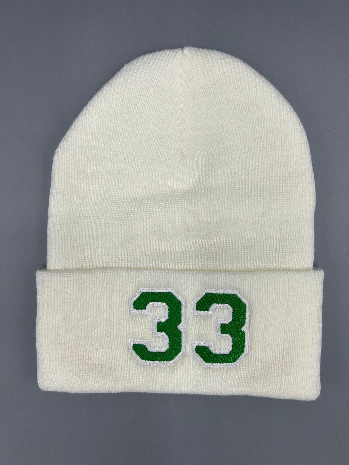 Boston Celtics Larry Bird 33 BIRD Port and Company Winter Hat Beanie ...