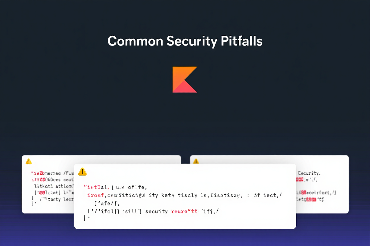 Common Security Pitfalls in Kotlin Development (And How to Avoid Them) | by Gowtham D | Medium