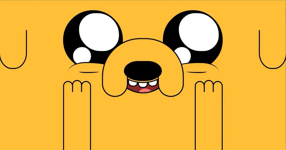 Jake the Dog- Adventure Time. Jake is my cartoon spirit animal and my ...