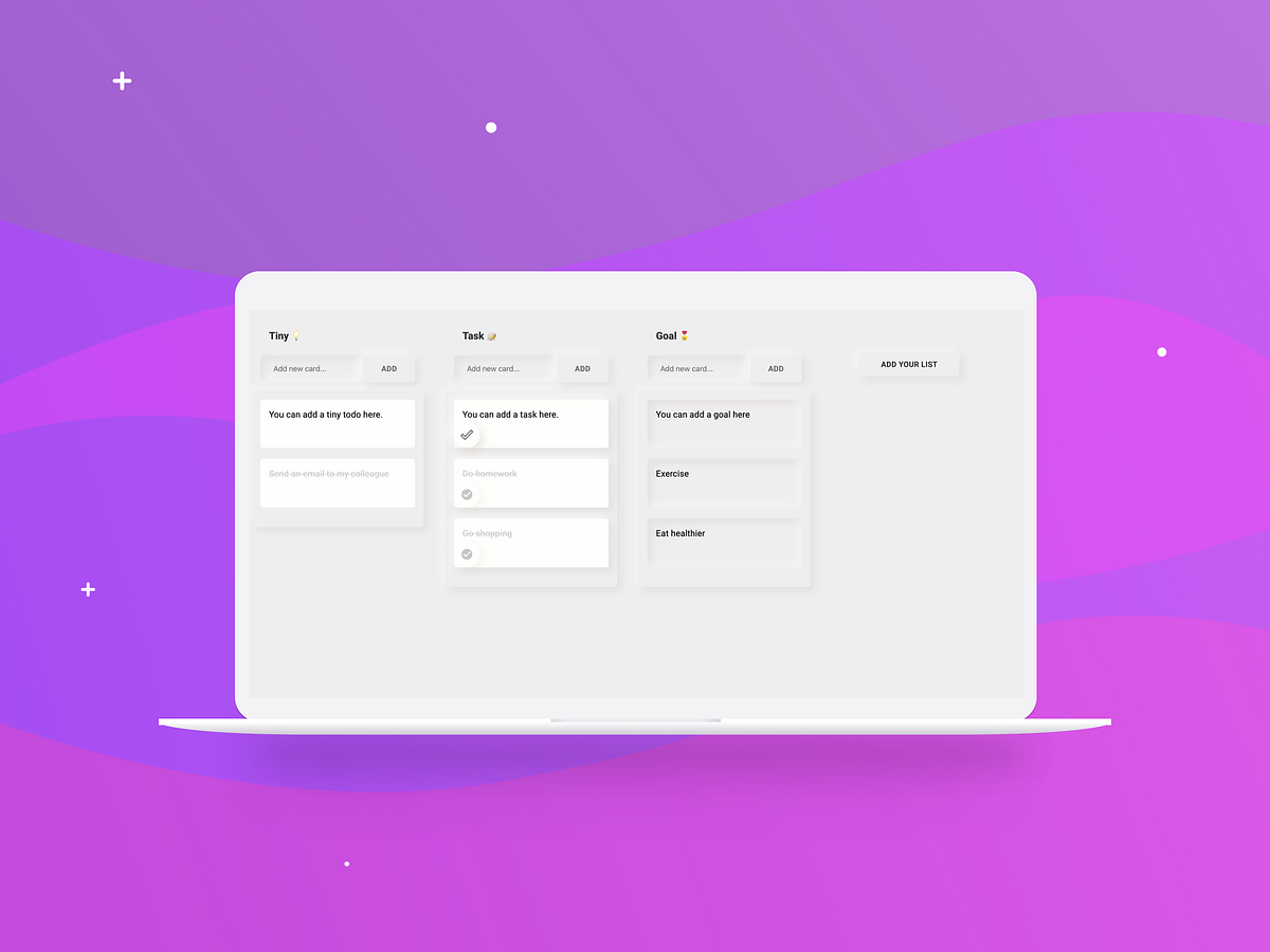 Tiny 💡— an intuitive to-do list app | by William Jin | Medium