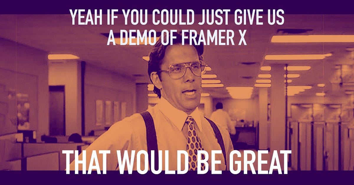 People are going crazy over Framer X. I went to the Framer X demo in ...