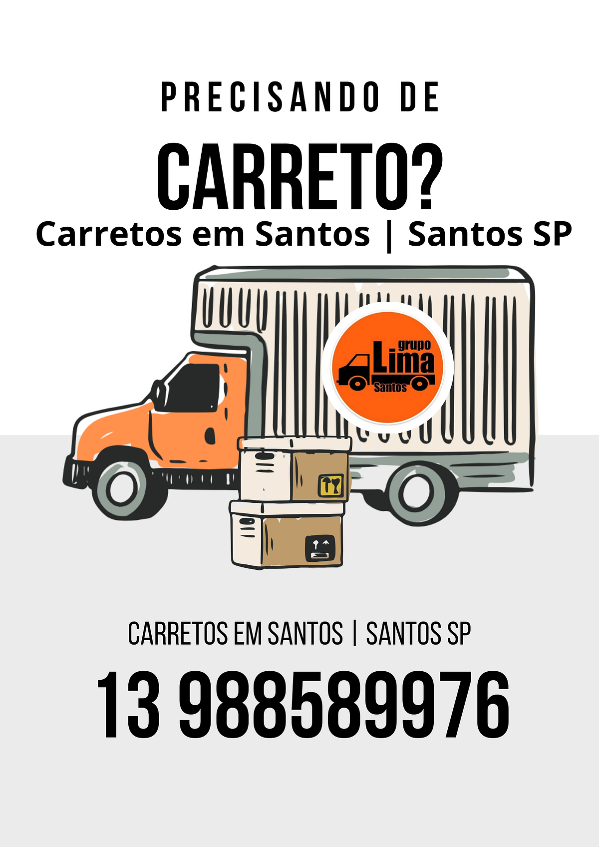 Carretos no Gonzaga Carretos em Santos (13) 988589976 Pequenos Carretos ...