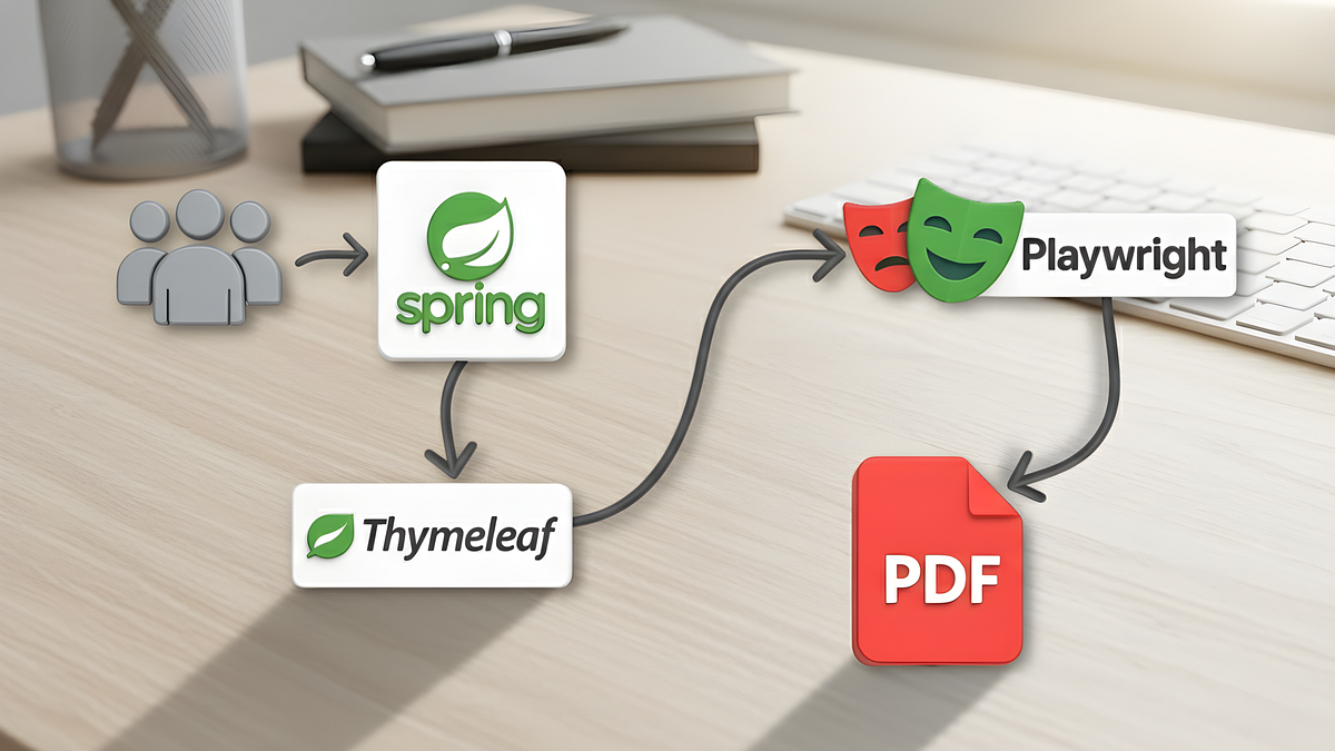 📰 Generate Beautiful PDFs in Java Using Spring Boot + Playwright -With RTL, Tables & Headers ...