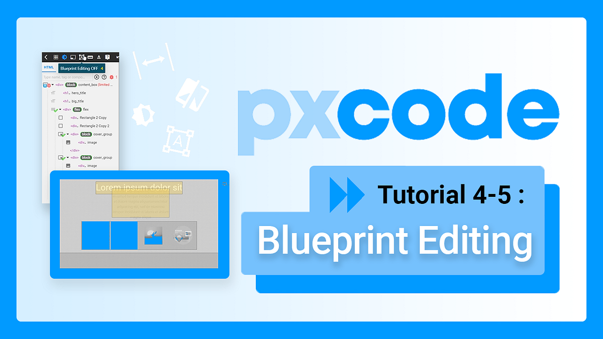 Edit Your Design In A Visual Way And Convert It To Html Css Easily By Pxcode Pxcode Design 4132