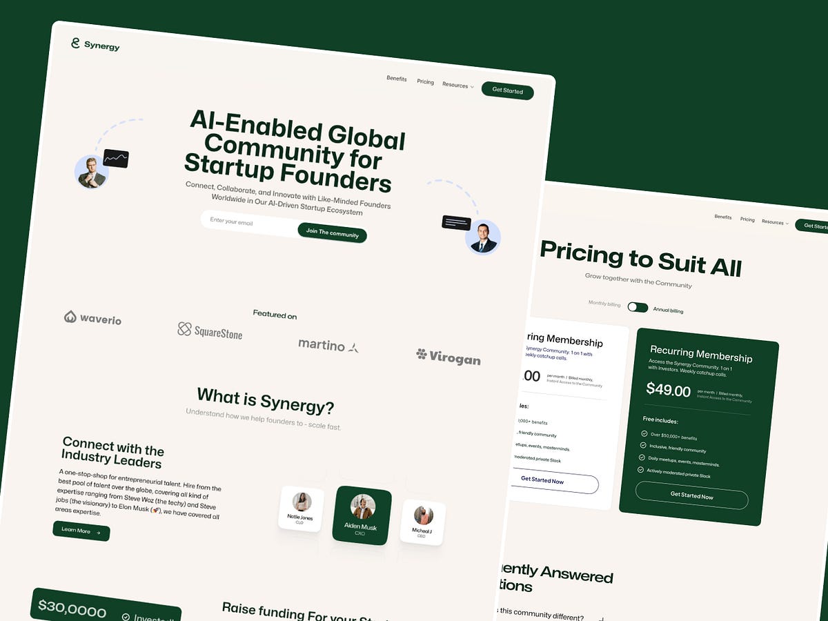 17 Best Framer Landing Page Templates Ai SaaS | by Nex Studio | Apr ...
