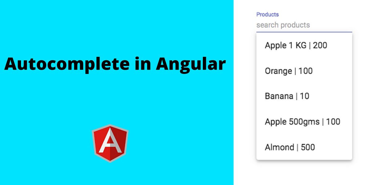 Build An Autocomplete Feature Using Angular By Bharathiraja Javascript In Plain English