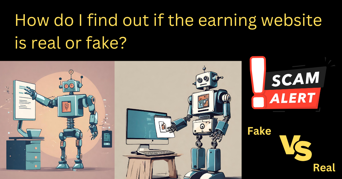 How do I find out if the earning website is real or fake? | by ...