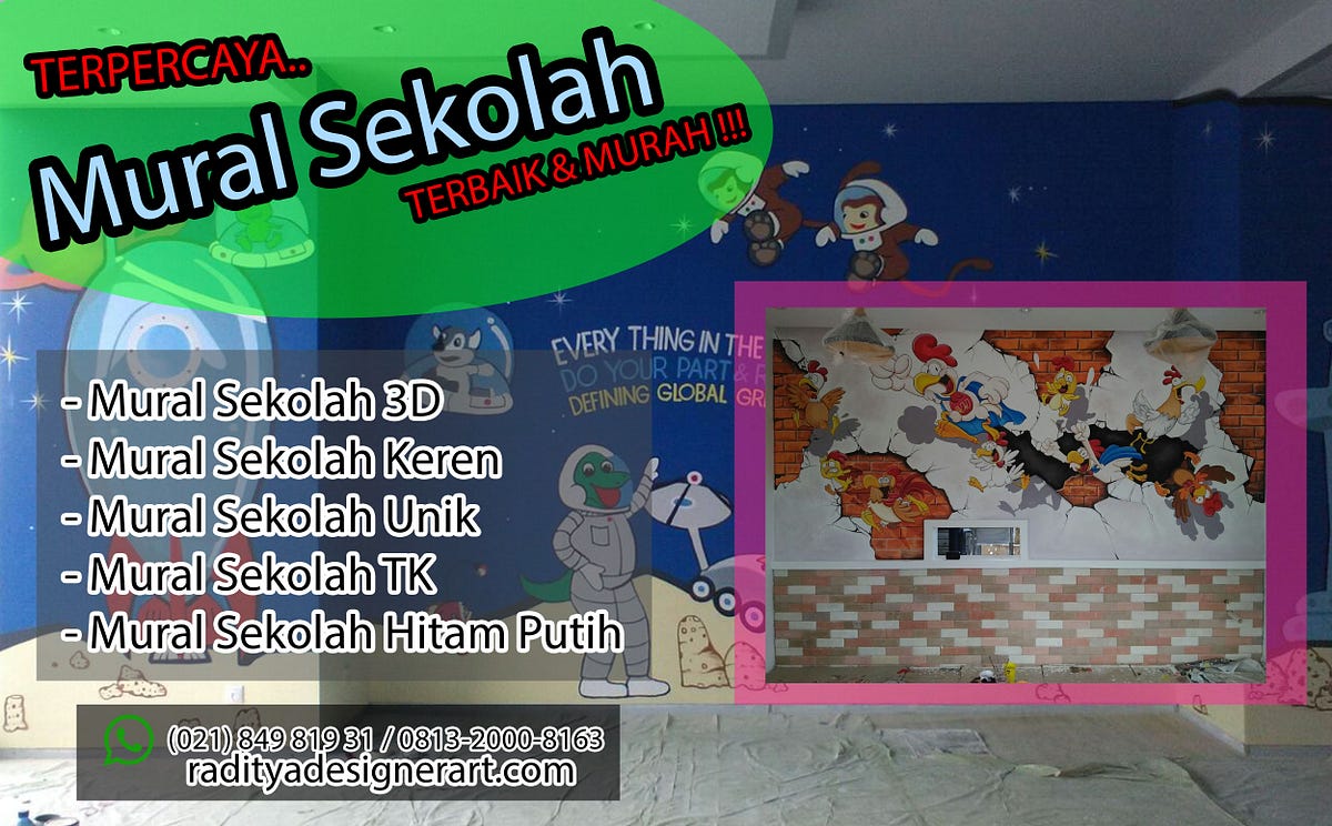 Terpercaya Mural Sekolah Terbagus | by Terpercaya Jasa Lukis Dinding ...