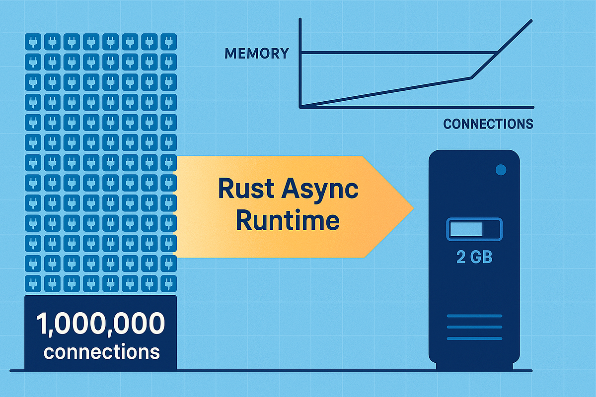 One Million Connections, 2GB RAM: Rust’s New Async Runtime Just Rewrote My Scaling Playbook | by ...