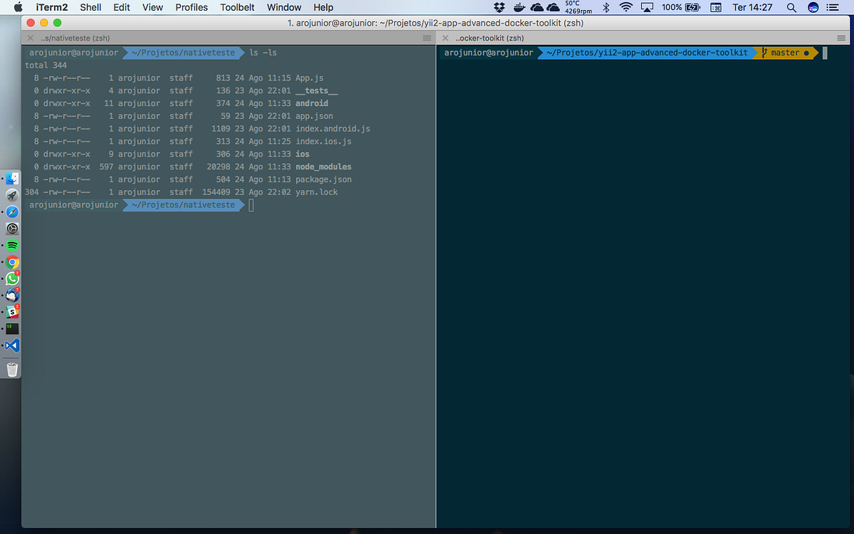 Otimizando o terminal do Mac (OS X) com iTerm e Oh My Zsh | by Antonio De Oliveira Junior | Medium