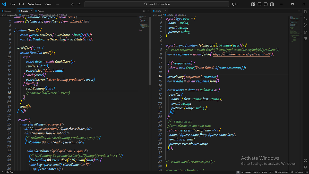 Fetching API Data with TypeScript: Using Type Assertions | by Chibuikem ...