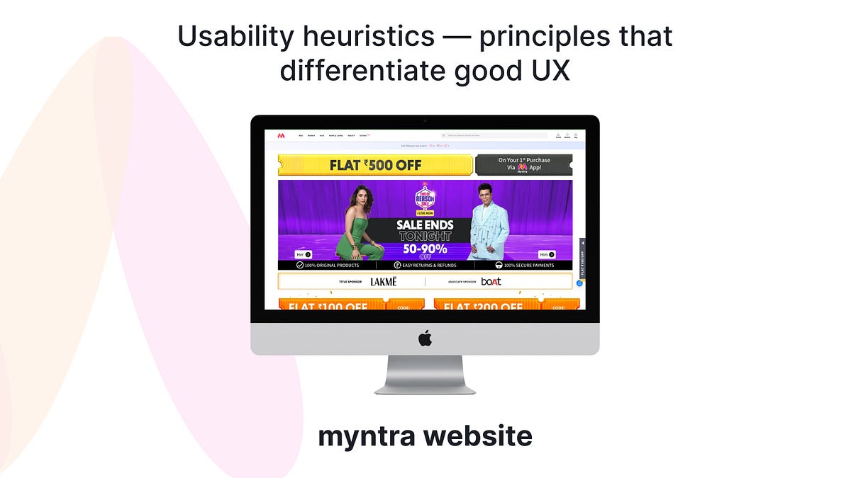 Usability heuristics — principles that differentiate good UX | by ...