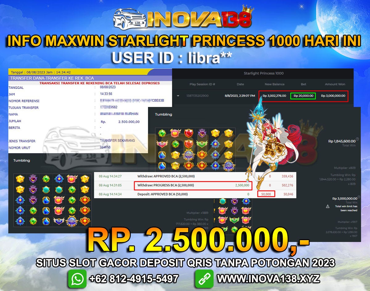 BUKTI MENANG MAXWIN MODAL GOCAP - INOVA138 - Medium BUKTI MENANG MAXWIN MODAL GOCAP - INOVA138 - Medium
