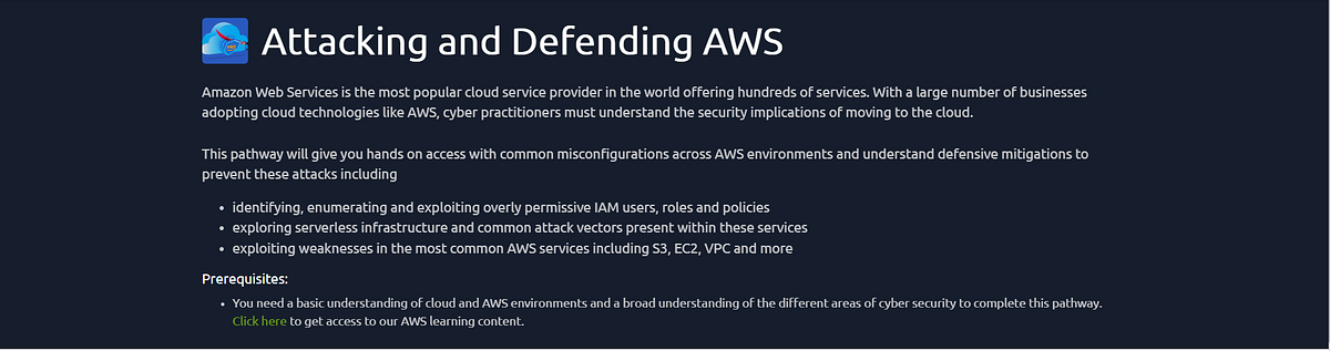 My 19-Day Journey on TryHackMe: Attacking and Defending AWS | by Tahir | Medium