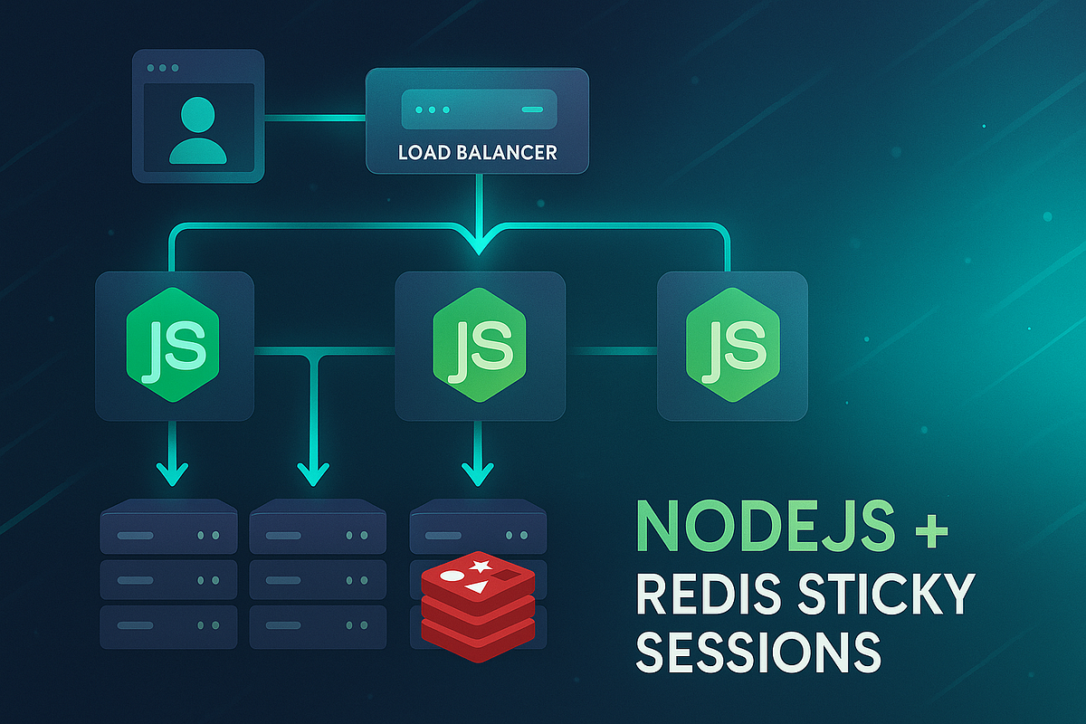 Clustered Node.js with Redis Sticky Sessions | by Bhagya Rana | Sep, 2025 | Medium